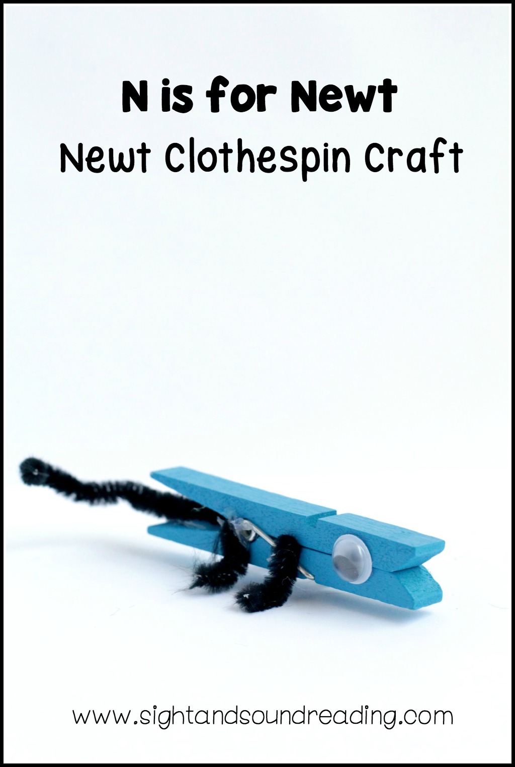 Letter N Craft: Newt